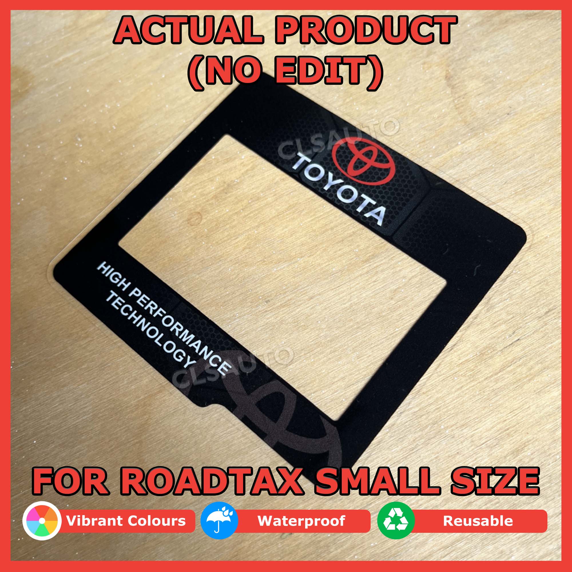 Car RoadTax Sticker Small Size Pelekat Road Tax Proton Perodua Toyota ...