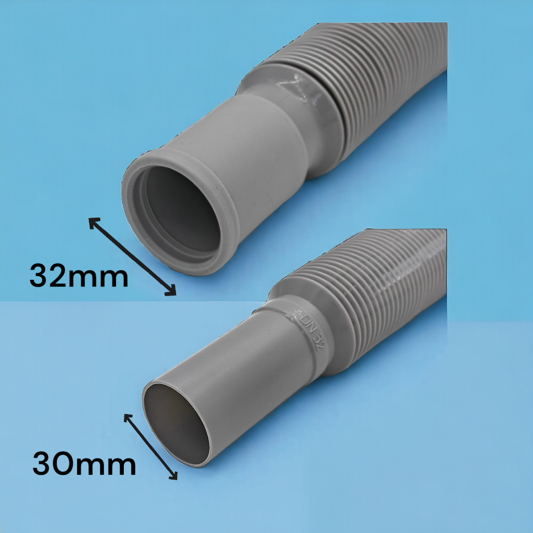 High Quality 32mm Flexible Washing Machine Outlet Hose ( Length 30cm ...