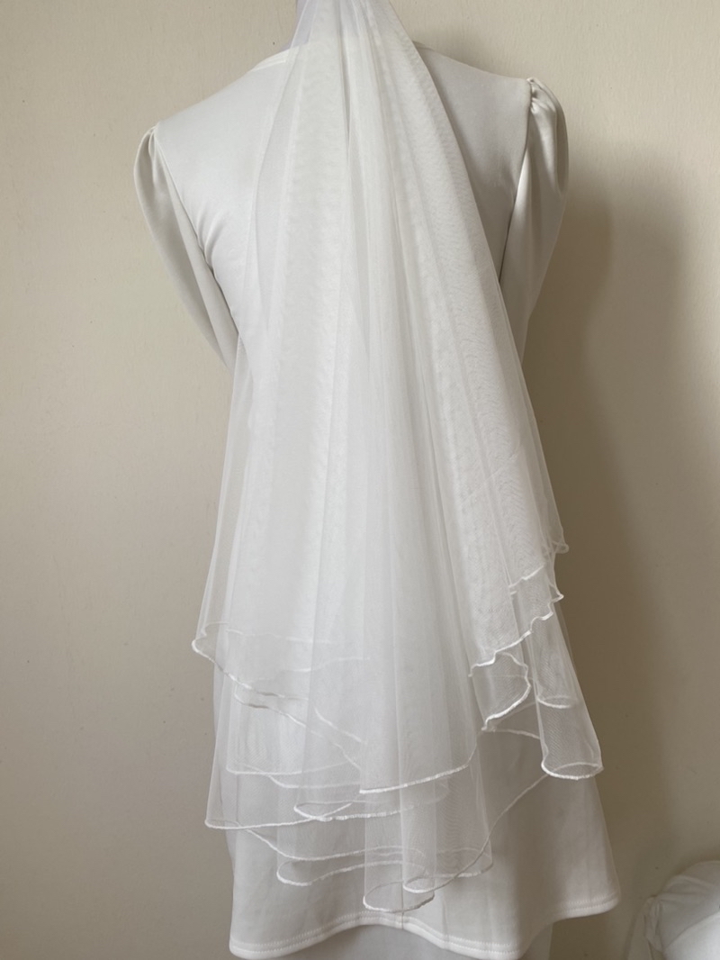 Veil NIKAH Pengantin Simple Wedding Bridal Veil Customade | Shopee Malaysia