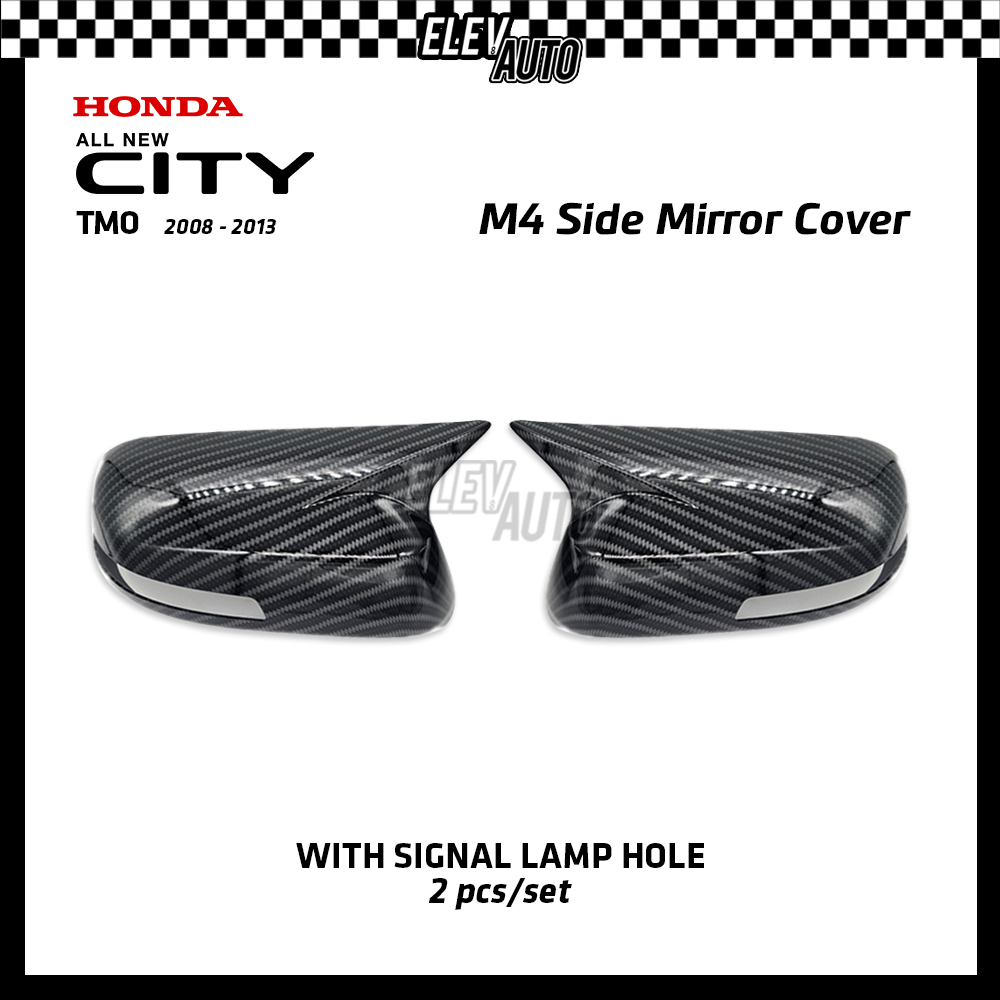 Honda City TMO 2008-2013 CARBON FIBER M4 Design Side Mirror Cover ...