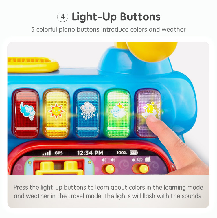 VTech 4 in 1 Ultimate Alphabet Train (Blue) Ride-on Toys Learning kids ...