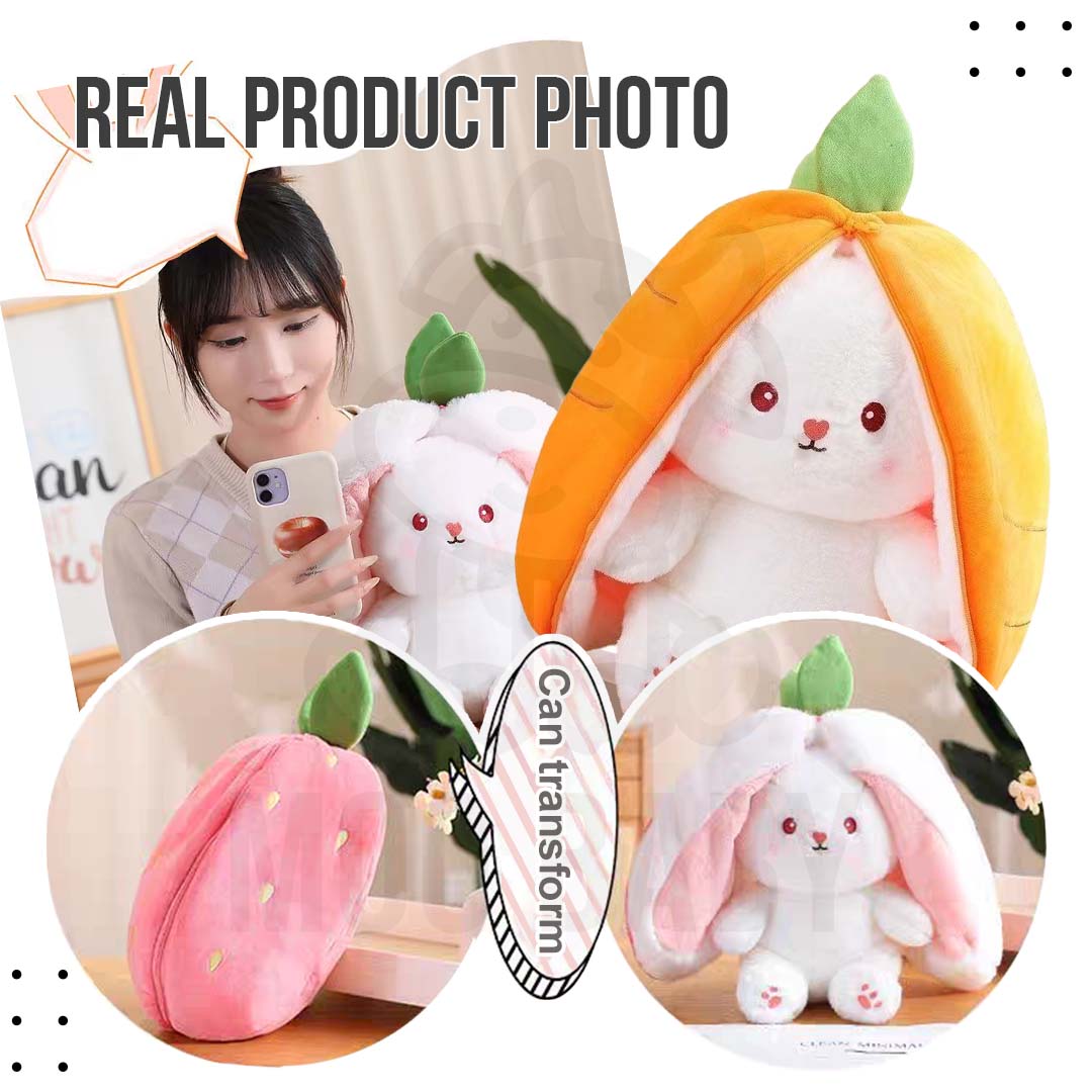 Moo Baby Boneka Anak Patung Comel 2in1 Rabbit Plush Toy Rabbit Plushie ...