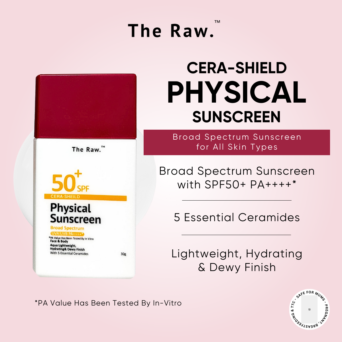 [BUNDLE PROMO] The Raw. Cera-Shield Sunscreen Combo 3-in-1 (30g x 3 ...