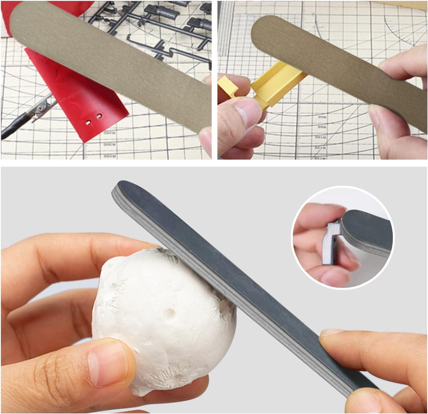 Gundam Tools Polygram Model Grinding Rod 2 Ways Double Sanding Stick ...