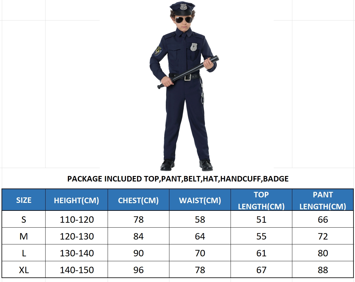 Children Police Officer Policeman Role Play Occupation Pretend Play ...
