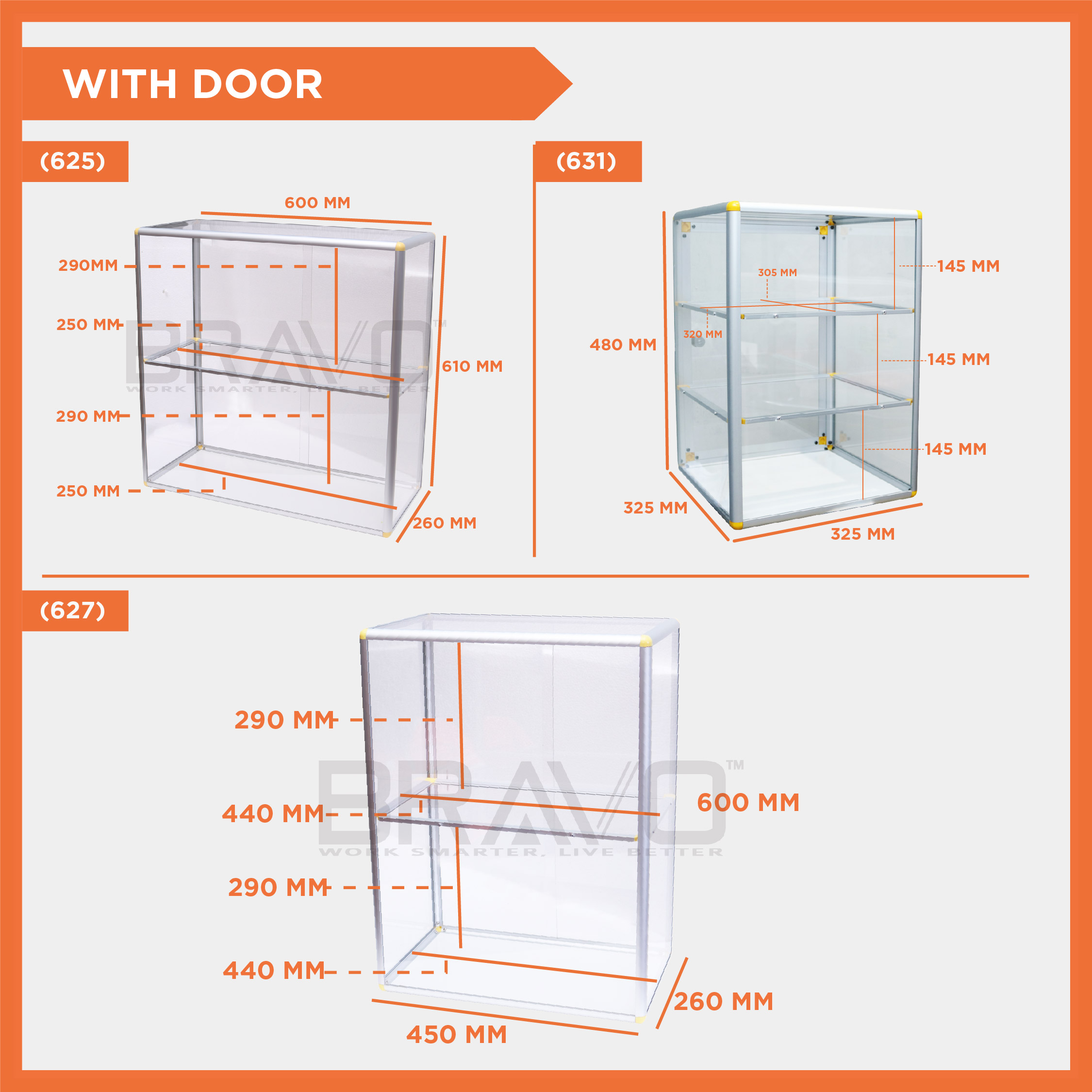 Acrylic Food Display Rack Rak Pamer Makanan Food Display Case Makanan ...