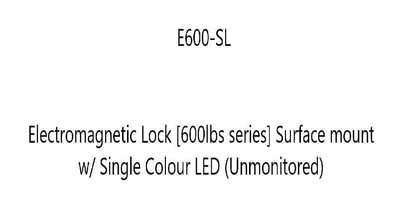 Ebelco Door Access Single Electromagnetic Lock EM Lock LED for Power ...