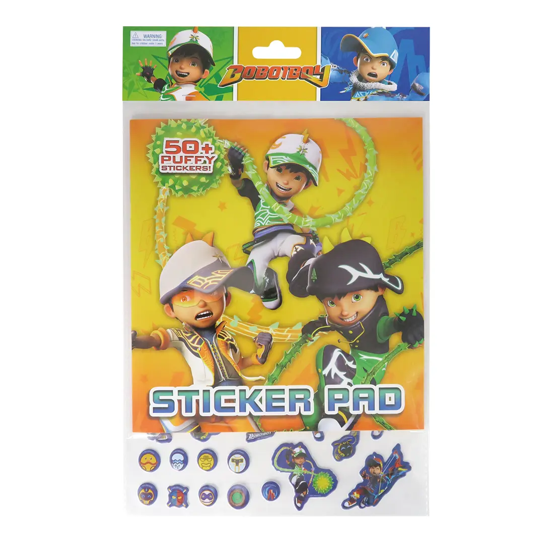 Boboiboy Sticker Pad With Stickers (Genuine Licensed product) | Shopee ...