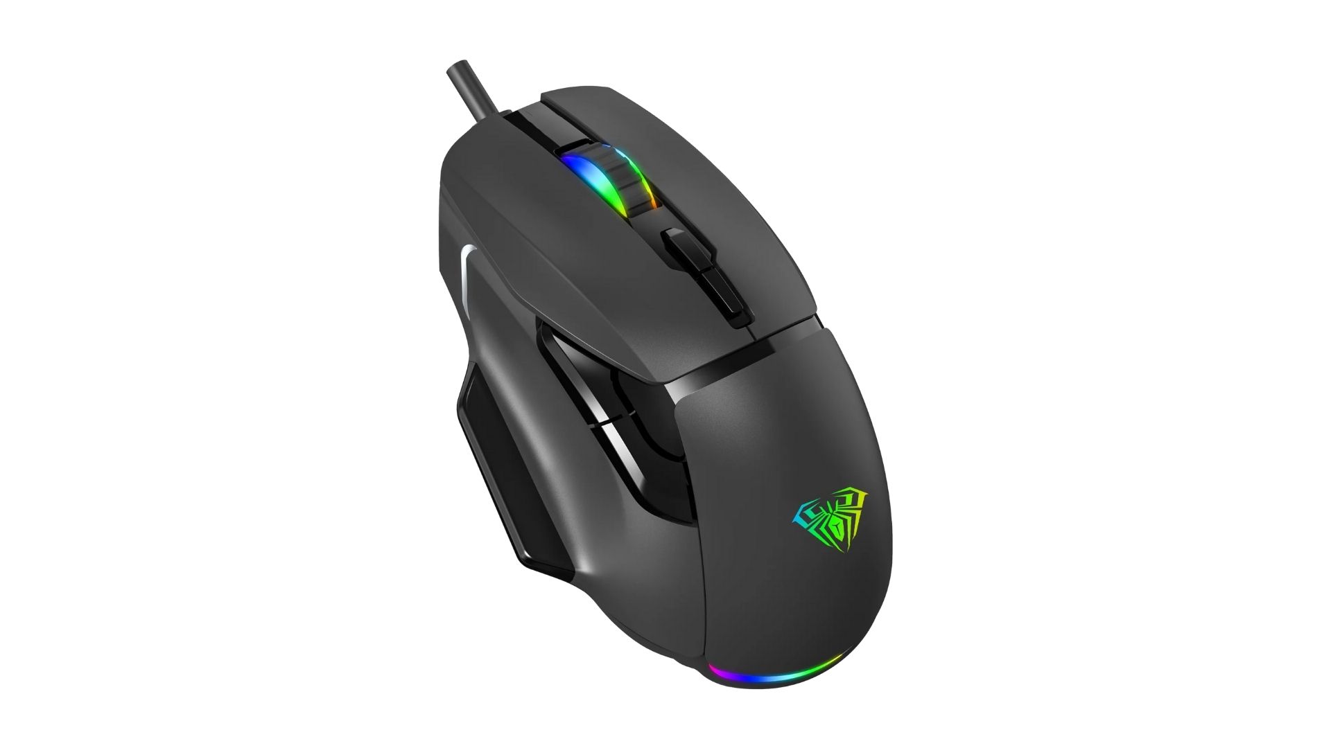 AULA F815 Gaming Mouse 12800 DPI RGB Wired Gaming Mouse with 13 Backlit ...