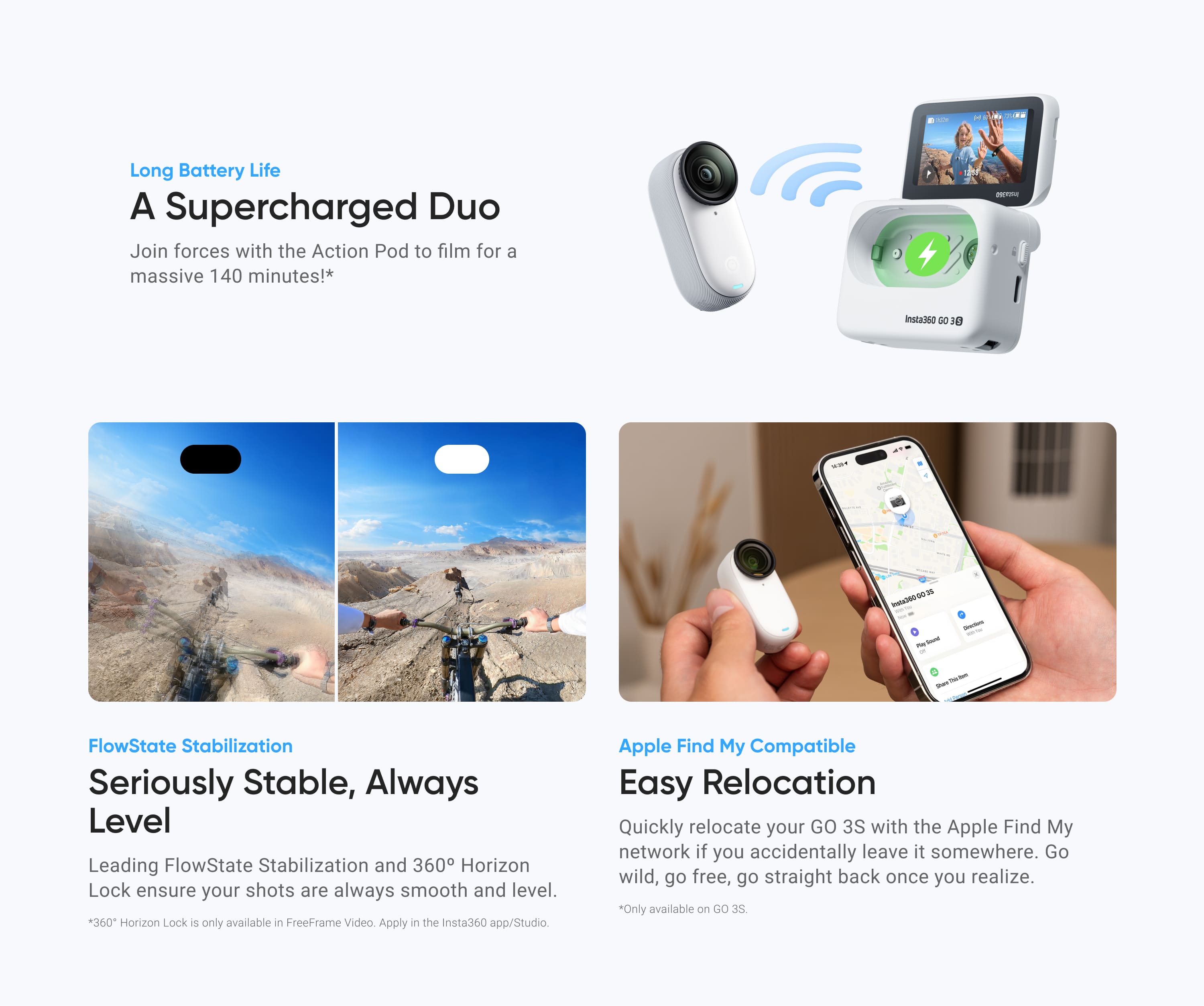 Insta360 GO 3S - The Tiny Mighty Action Cam 4K Video / GO3S | Shopee Malaysia