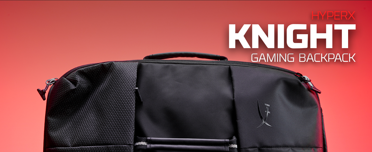 HyperX Delta (8C524AA) 17.8L & Knight (8C525AA) 22.6L Gaming Backpack ...