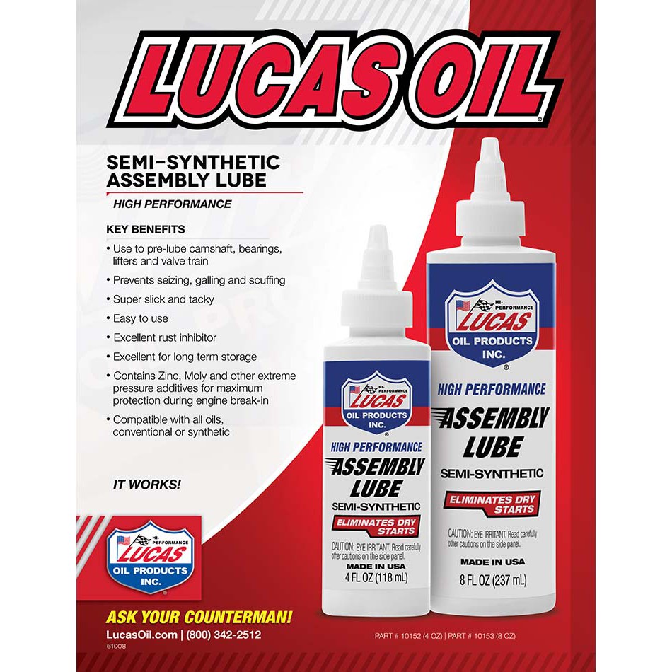 Lucas Semi Synthetic Assembly Lube 118ml / 237ml | Shopee Malaysia
