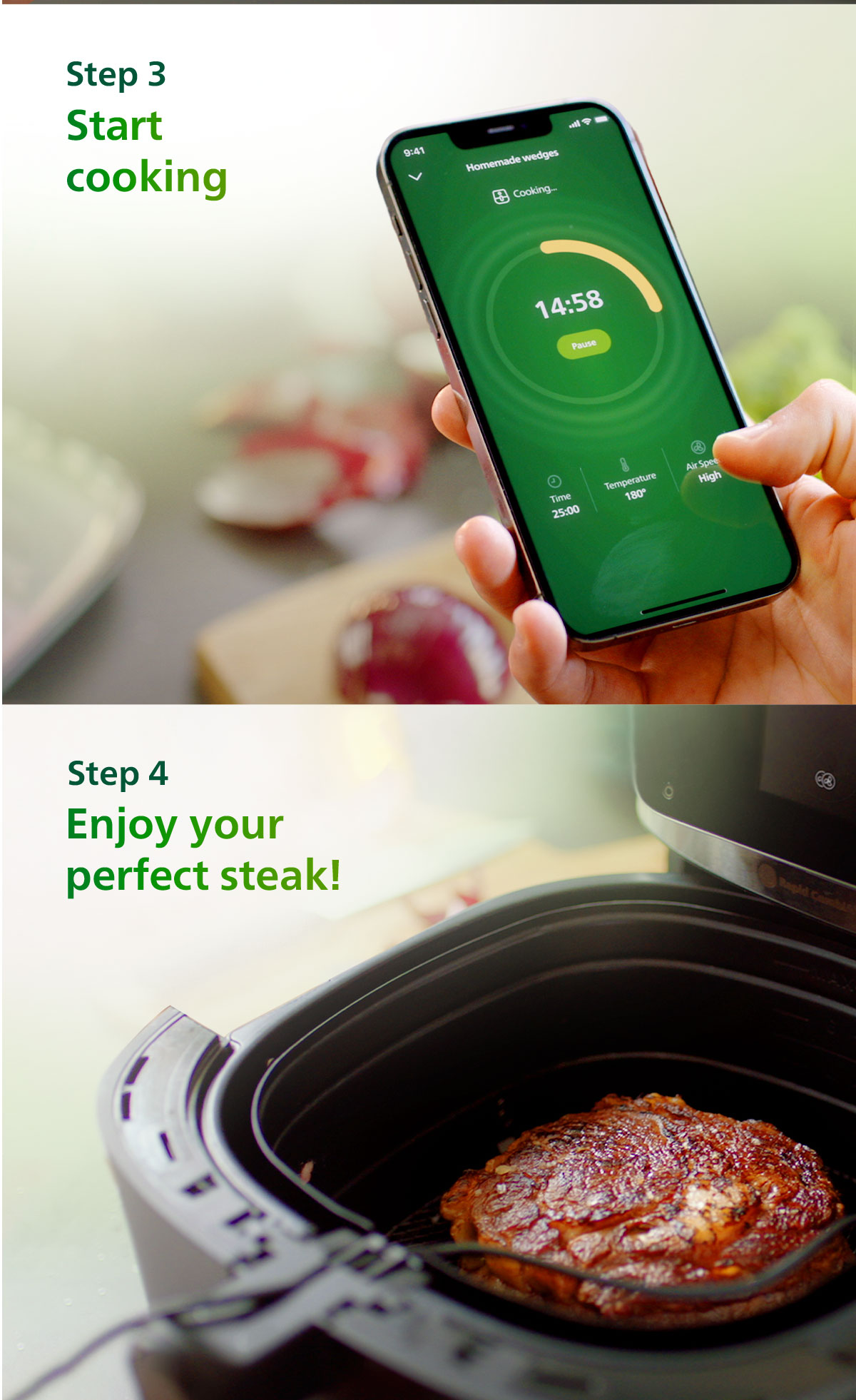 PHILIPS 7000 Series 22-in-1 Airfryer Combi XXL Connected - HD9880/90 ...