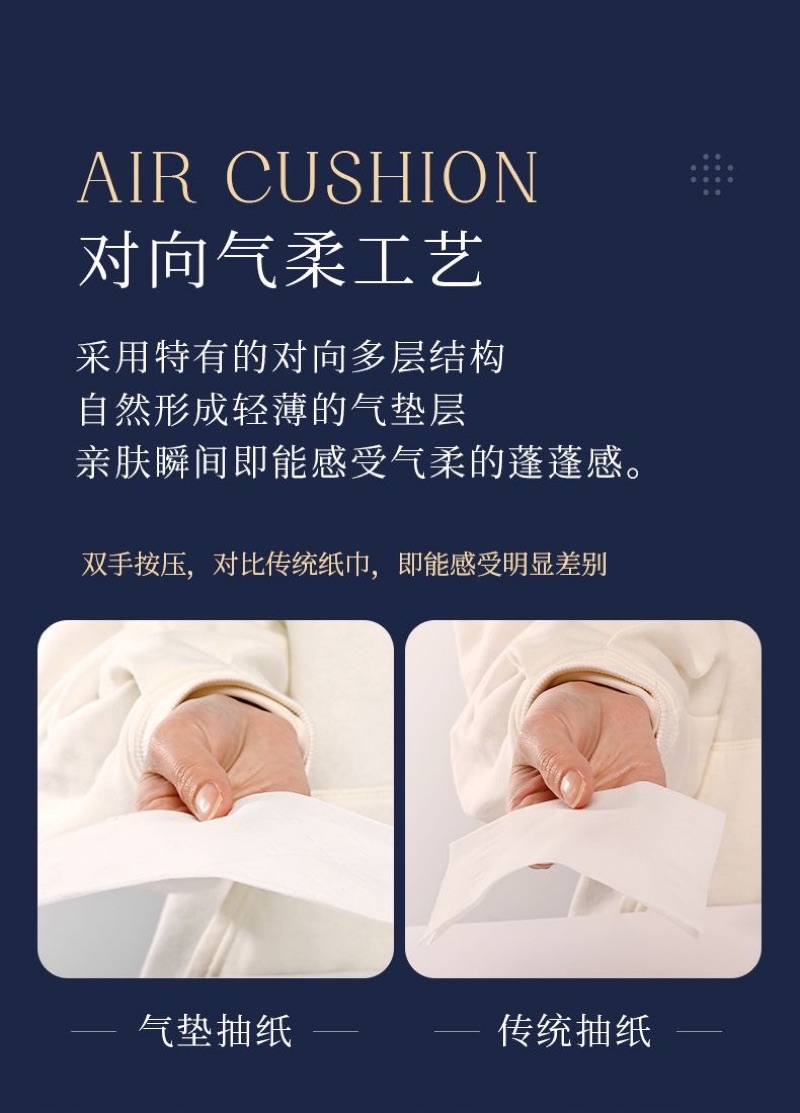 【1 Pack/58Pulls x 4Ply】TM Facial Tissue Quality/ Tissue cotton tissue ...