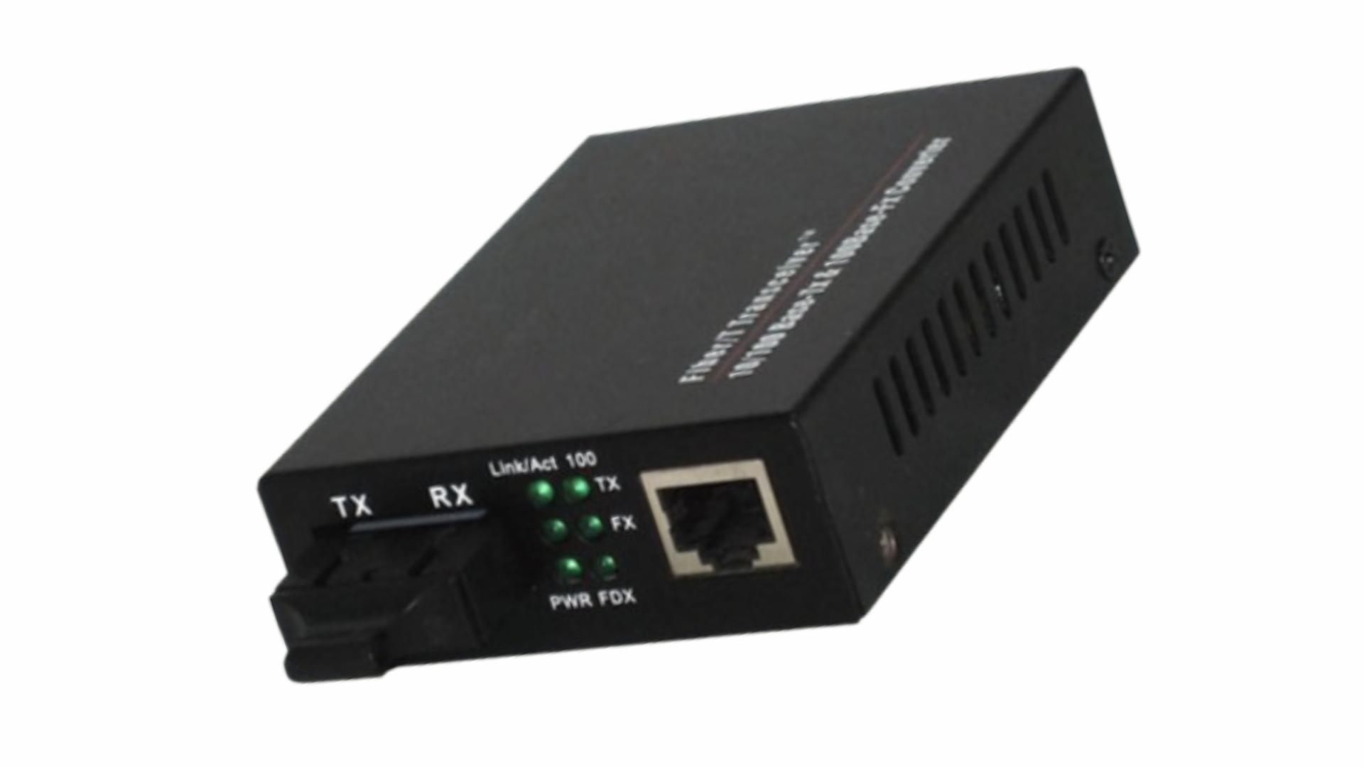 Media Converter Singlemode Fiber to RJ45 Cat6 Gigabit Ethernet TX RX ...