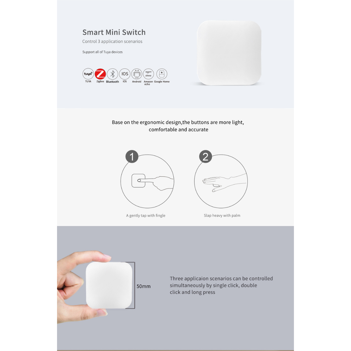 Ewelink Tuya Smart Life Zigbee 3.0 System Motion Sensor Temperature ...