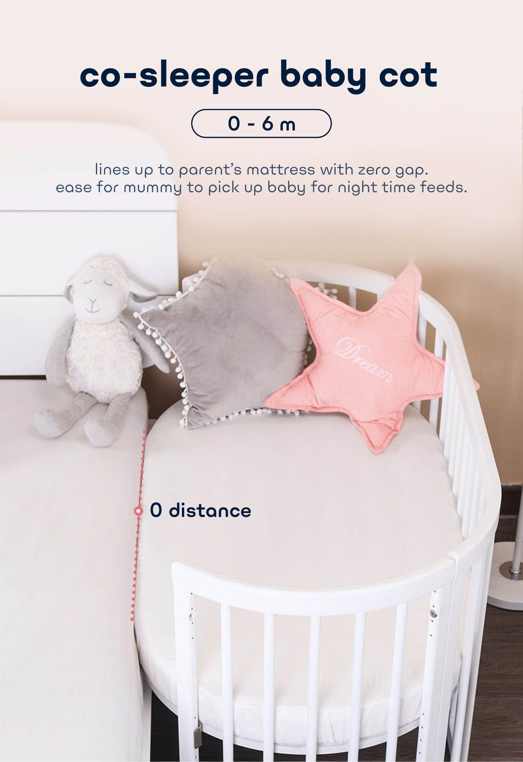Comfy Baby Oasis Baby Cot | Shopee Malaysia