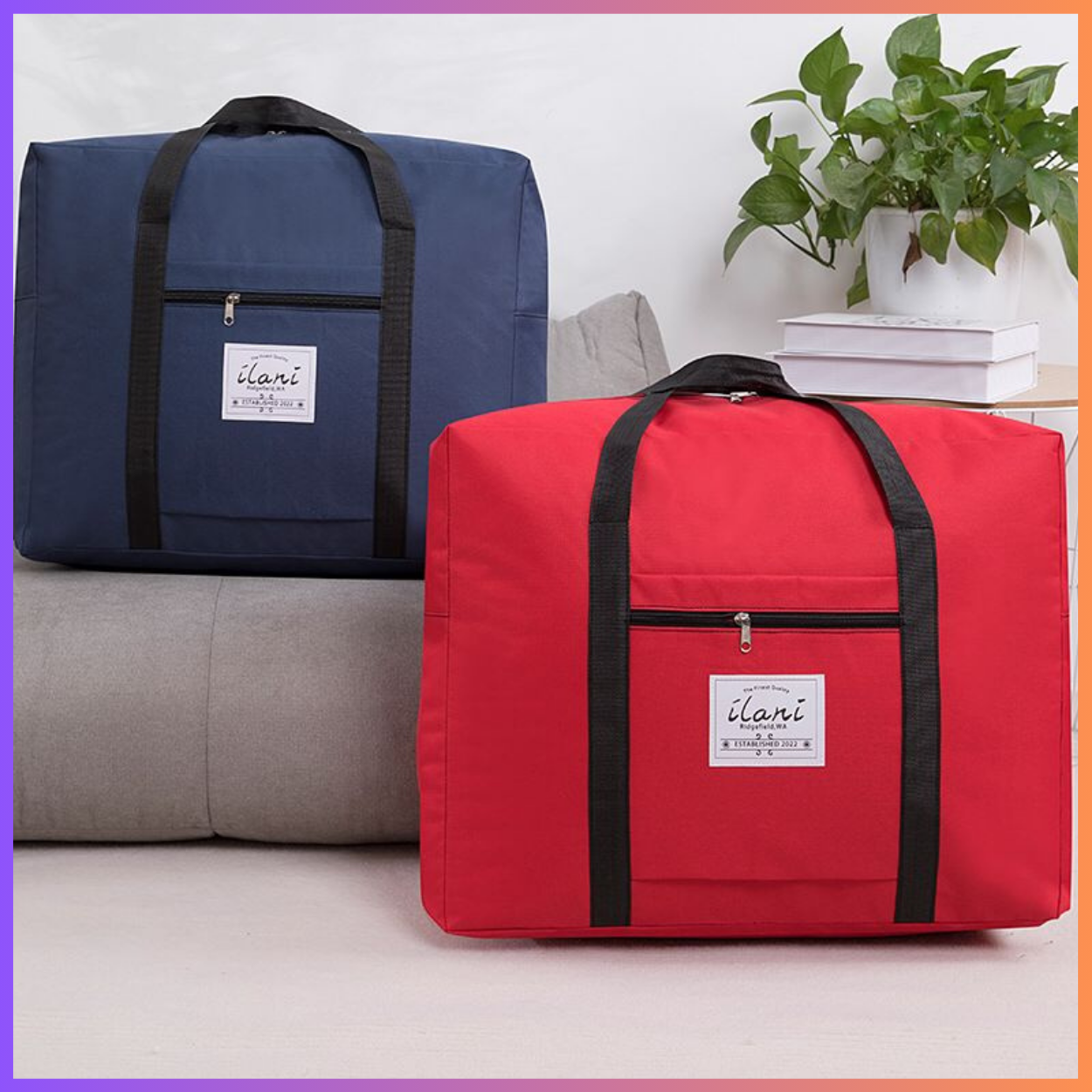 Travel Bag Baju Besar Beg Balik Kampung Beg Asrama Beg toto Berzip ...