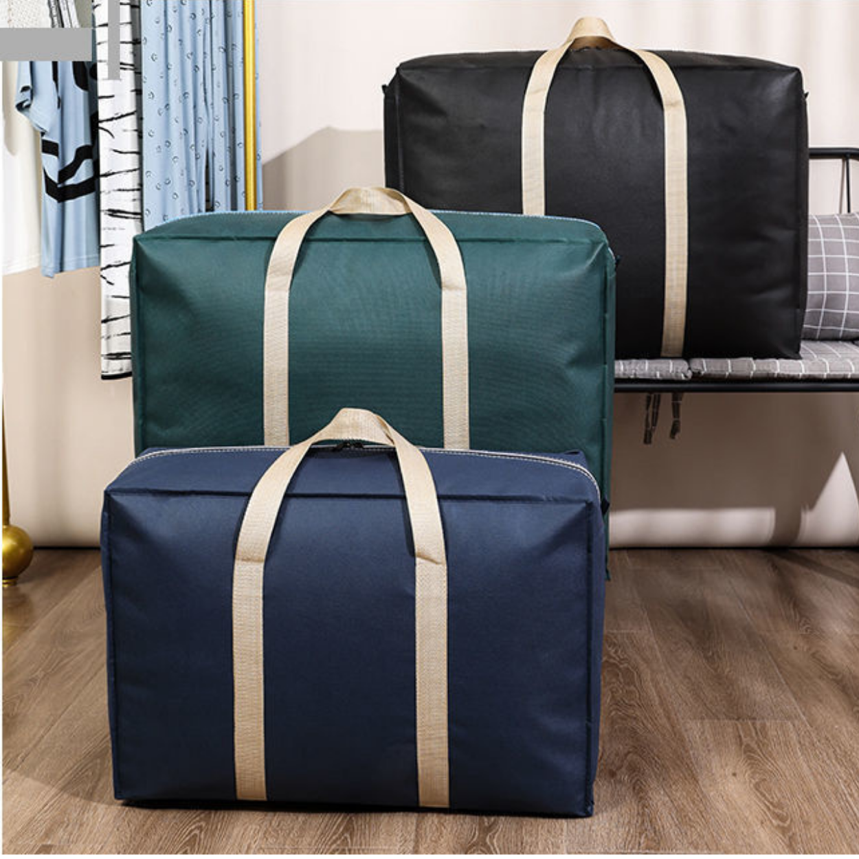 Beg Besar Bag Storage Beg TOTO Guni IKEA Bag Biru Big Bag Storage Tahan ...