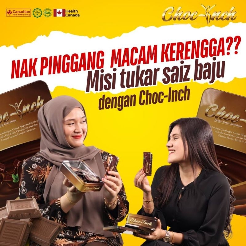[FREE GIFT]💥CHOC INCH | CHOCO INCI PREMIUM DARK CHOCOLATE READY STOCK💥 ...