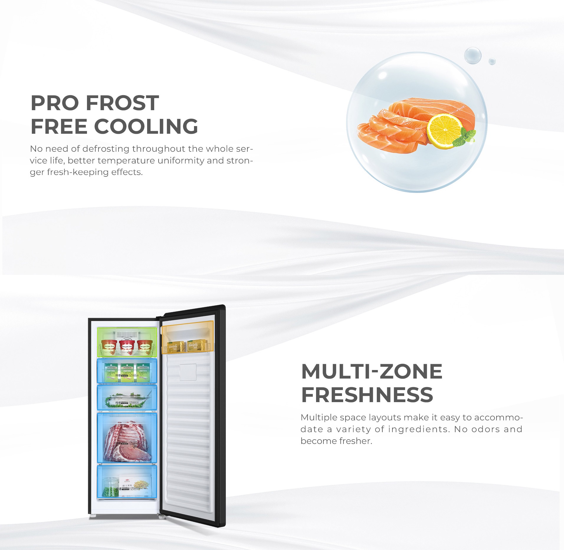 Haier Upright Freezer (Freezer Fridge) | HUR-181NE PUF-1350D (1 Door ...