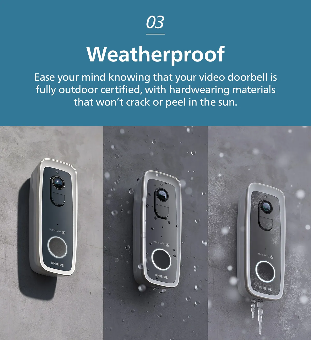 PHILIPS Home Safety Wireless Video Doorbell 5000 Series HSP5300/01 ...