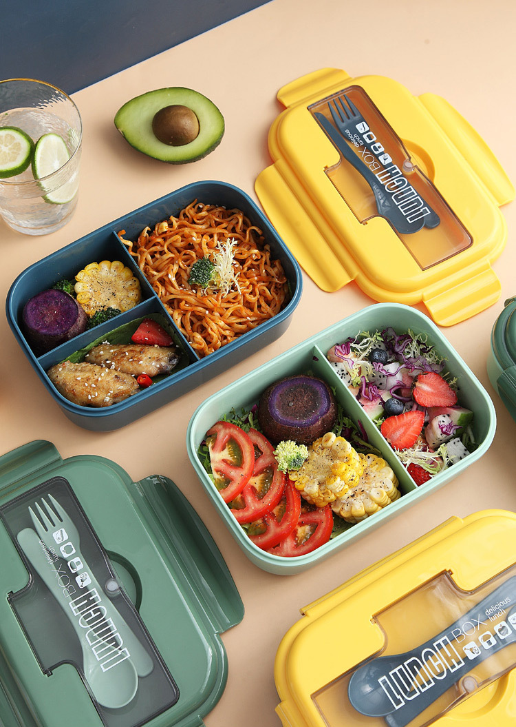 Portable Bento Box Eco-Friendly Lunch Box Microwave Container Food ...