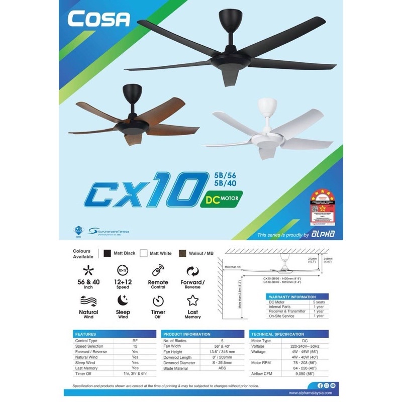 [FREE SHIPPING] Alpha New Model 2024 CX10 5B 56/40 Remote Control 12 ...