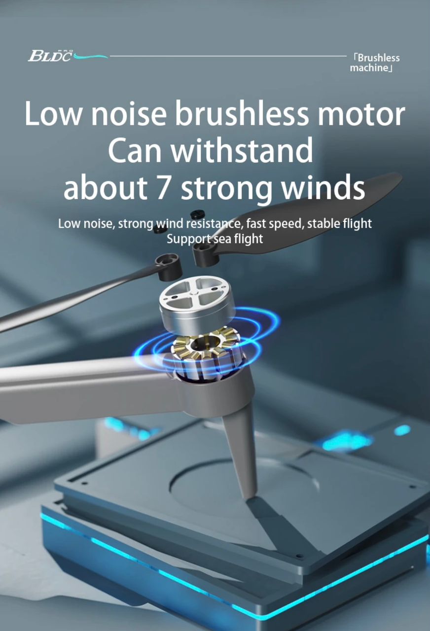 FEO AIR E7 Drone Brushless Motor Optical Flow Obstacle Avoidance Sensor ...