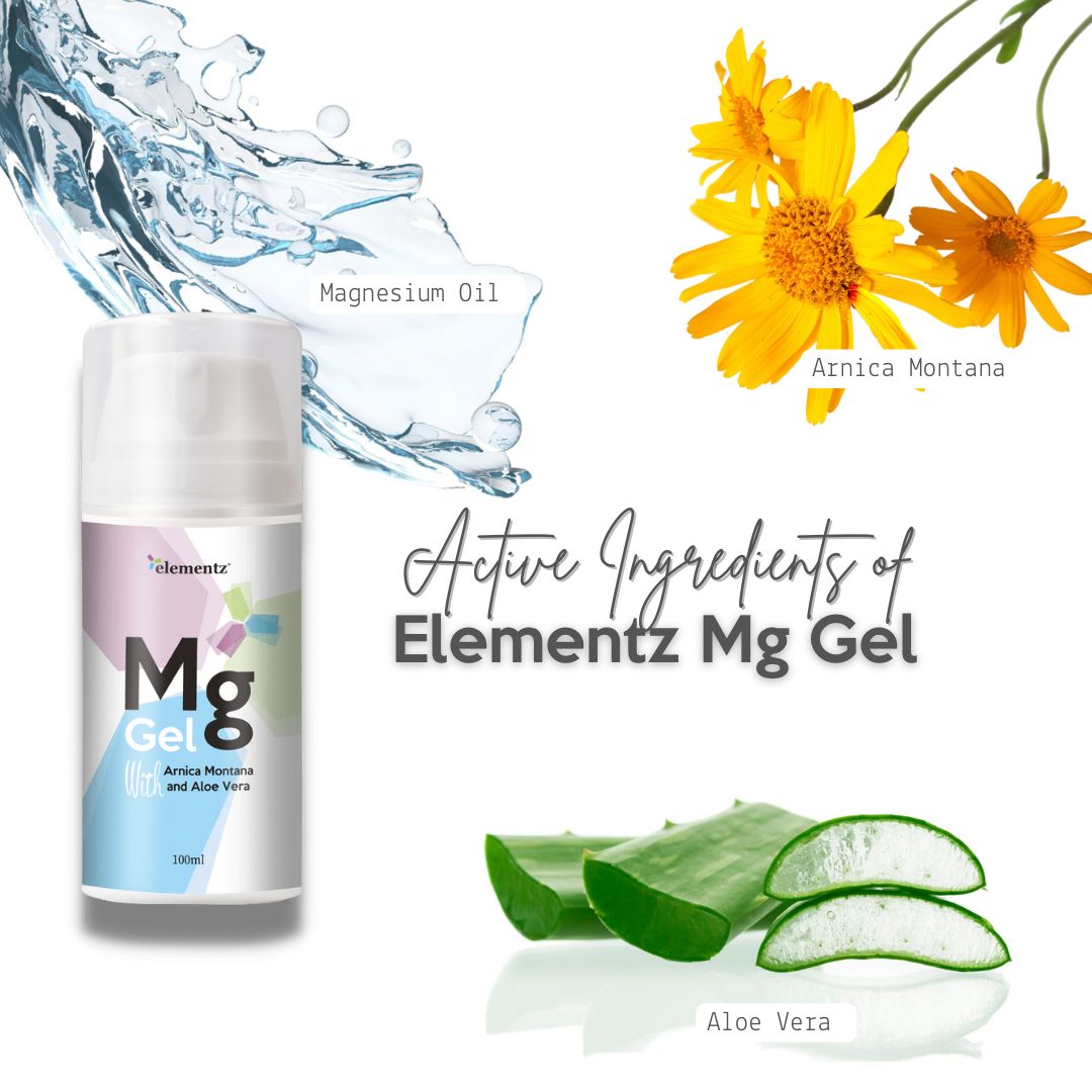 ELEMENTZ MG GEL Magnesium Gel Zechstein Inside® Magnesium Oil, Arnica ...