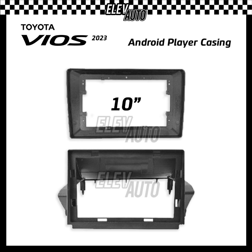 Toyota Vios 2023 2024 10" Android Player Casing Installation Dash Kit ...