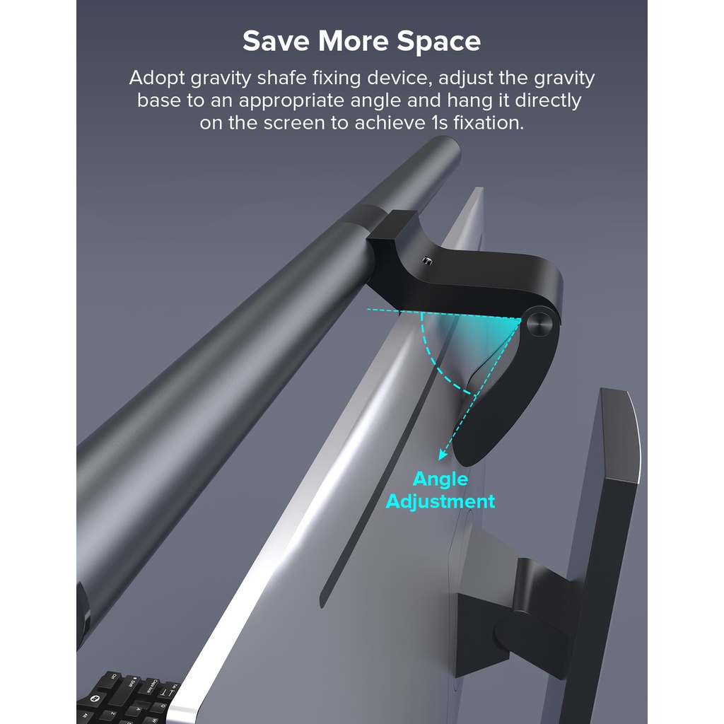 ELESENSE E1132 & E1129 PC Monitor Light Bar with Wireless Smart ...