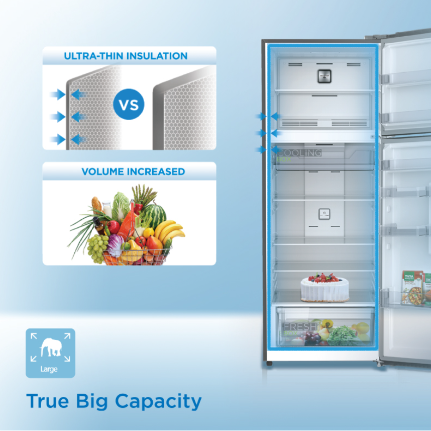 Midea 200L/240L/280L/400L 2 Door Inverter Refrigerator MDRT268MTB28 / MDRT346MTB28 ...