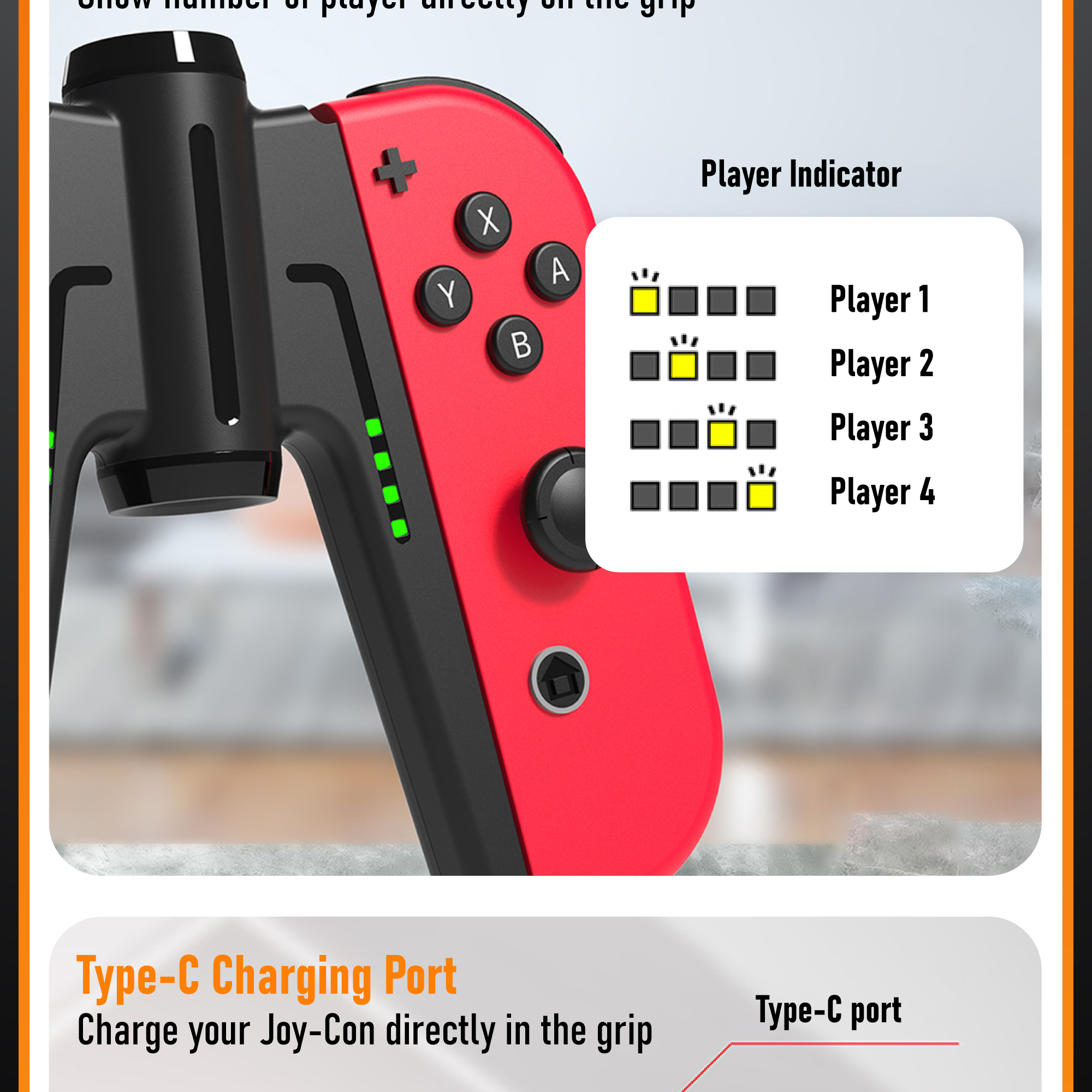 IINE Nintendo Switch OLED V1/V2 Joy Con Joycon Bridge Shaped V-shaped ...
