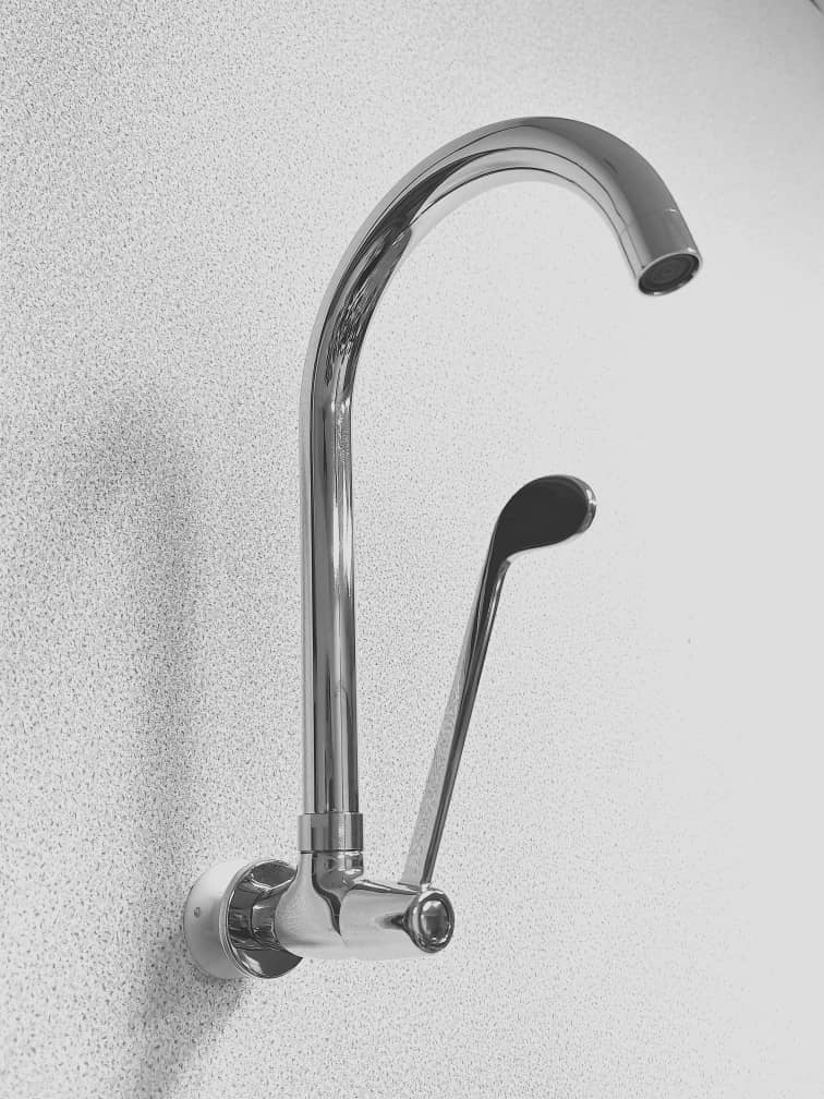 Medical Hospital Brass Basin Tap Wall Tap Wall Kitchen Tap Stand ...