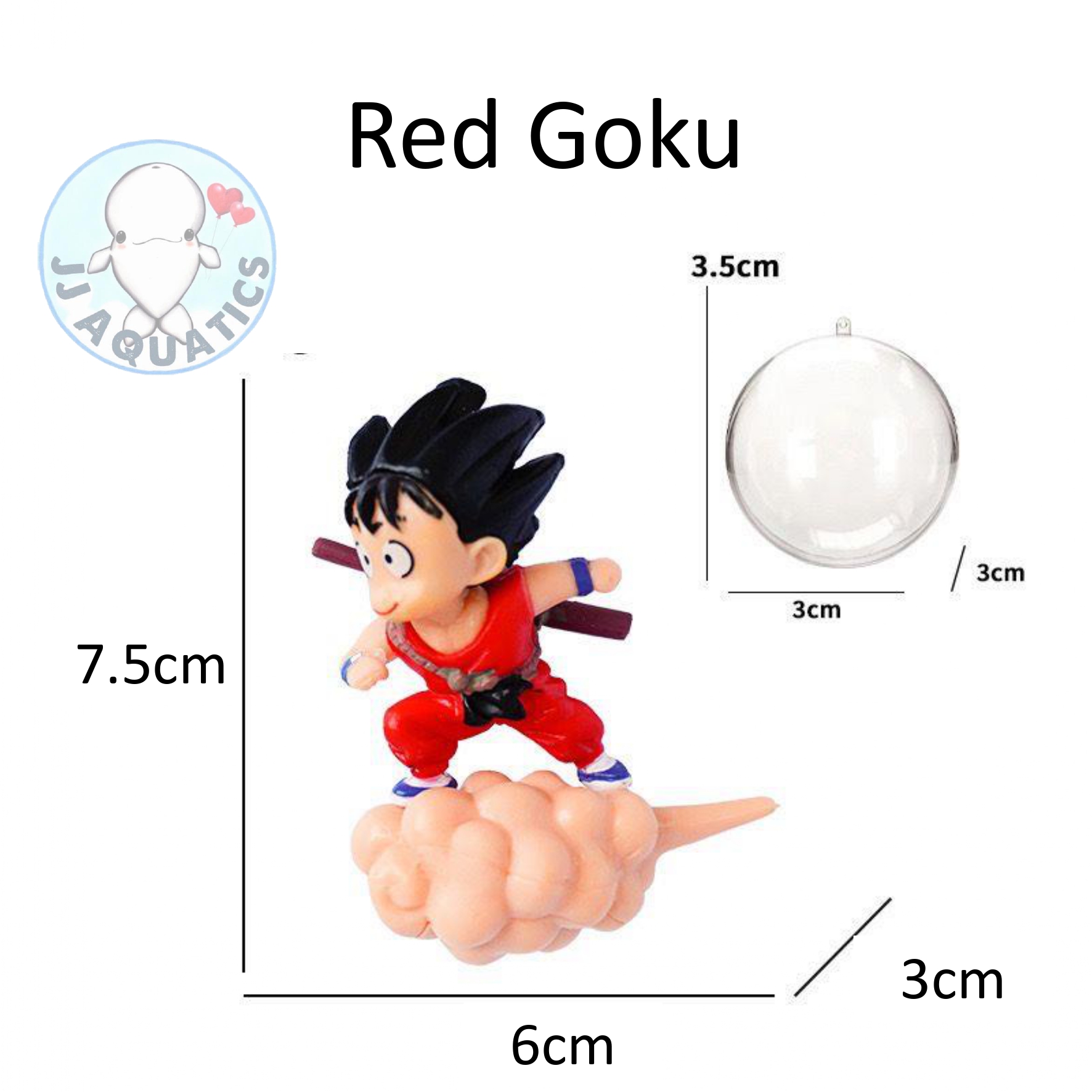 🔥Ready Stock🔥Floating Aquarium Decoration Dragon Ball Goku Wukong ...