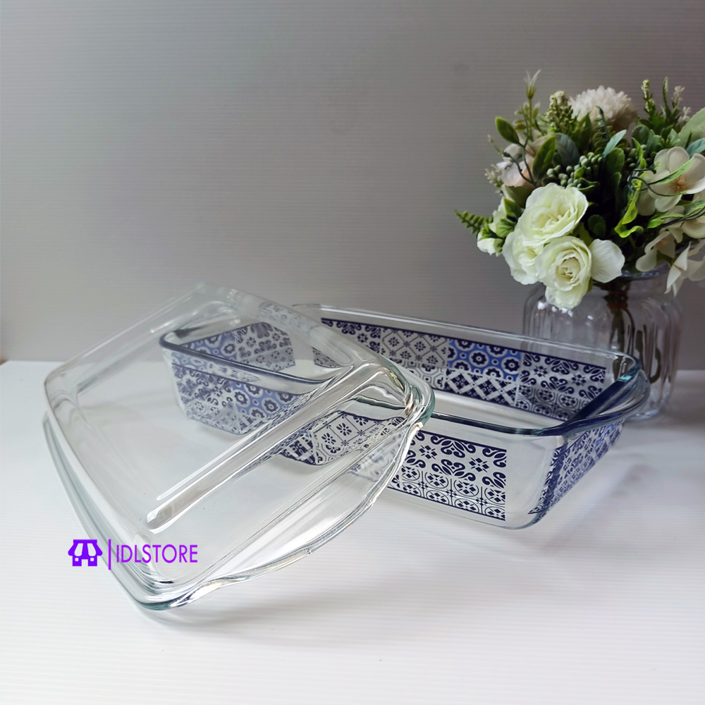 Square Rectangle Round Baking Dish with Lid Borosilicate Glass ...