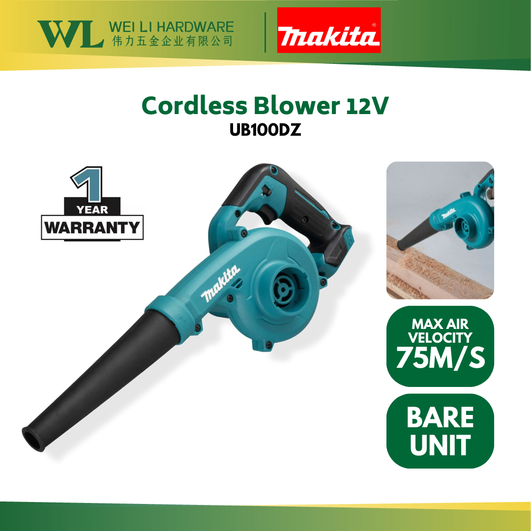 MAKITA Original UB100DZ Cordless Blower 12V (1Year Warranty) add Battery Package / Makita Blower ...