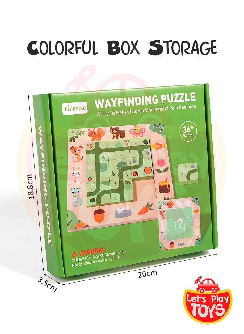 Treehole WayFinding Wooden Pathfinding Puzzle Educational Board game ...