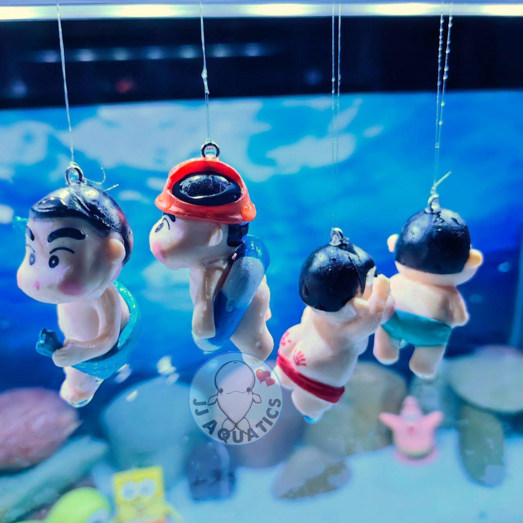 🔥Ready Stock🔥Floating Decoration Aquarium Crayon Sin Chan Sinchan Cute ...