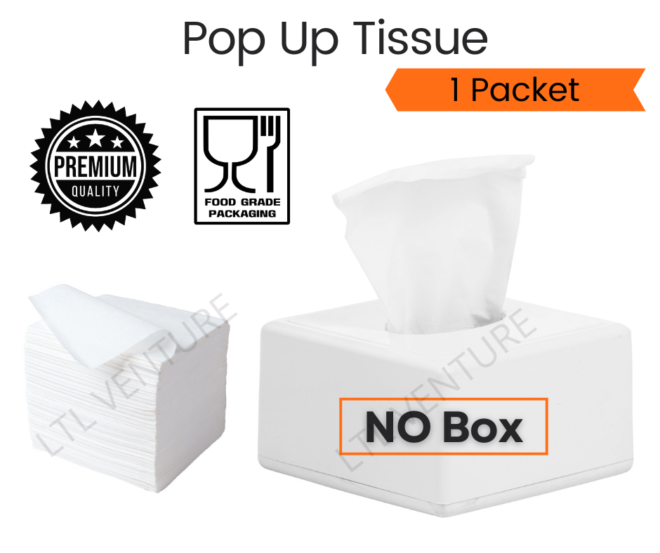 Pop Up Tissues 1 Ply/250Pcs/400Pcs/Virgin pulp Tissue | Shopee Malaysia