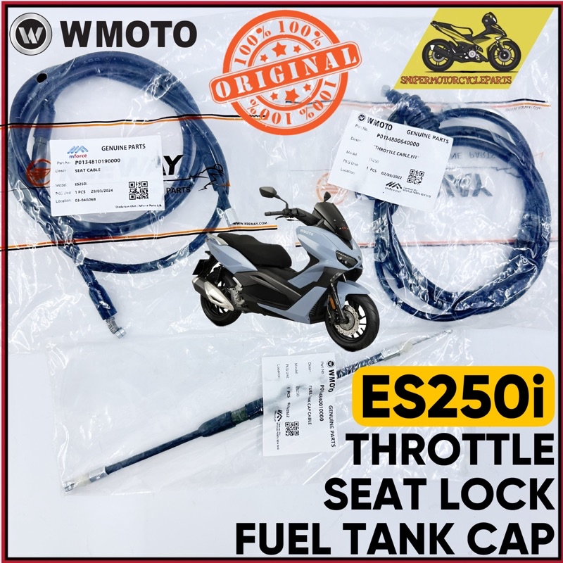 [100% ORI] ES250 ES250i ES THROTTLE CABLE SEAT LOCK CABLE FUEL TANK ...