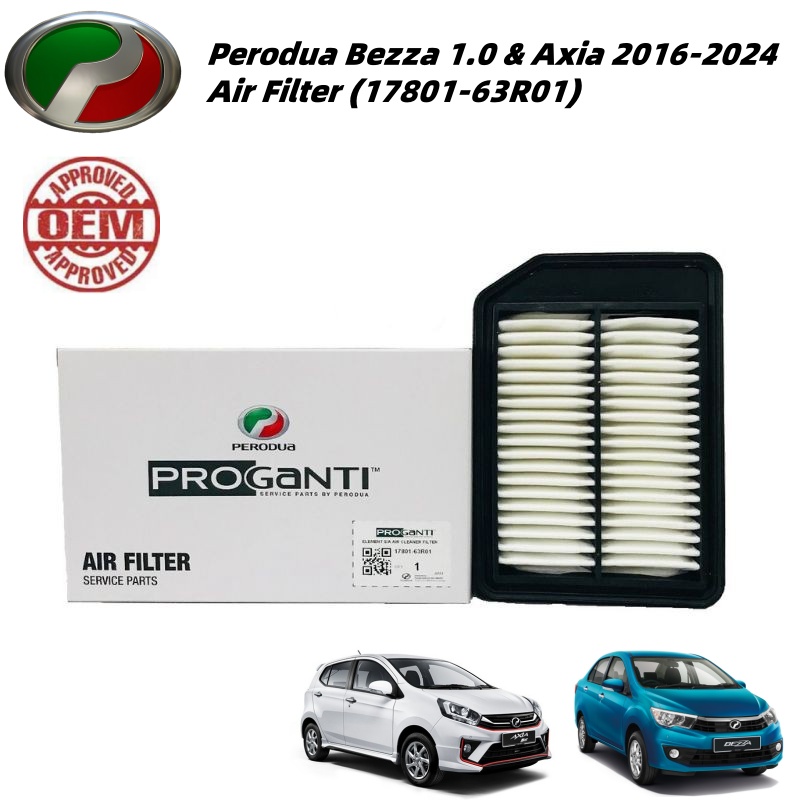 Perodua Bezza 1.0 & Axia 2017-2025 New Model Engine Air Filter Enjin ...