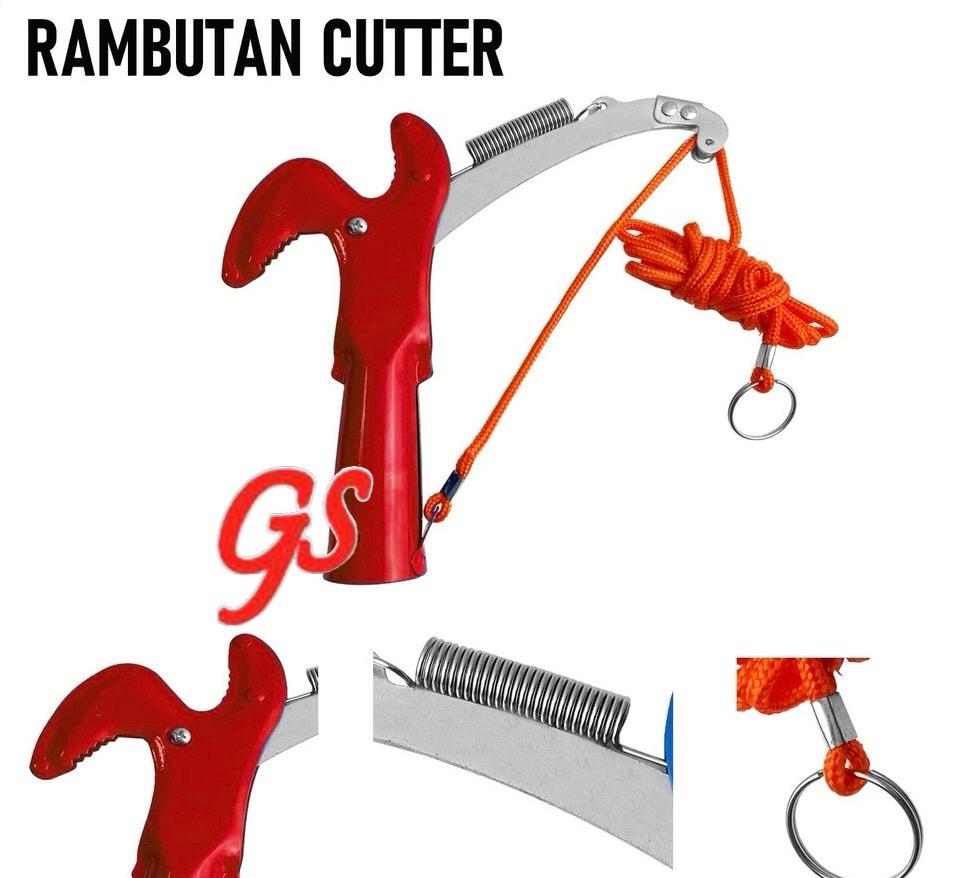 Gunting Pokok dahan/Rambutan Cutter Tree Pruner Trimmer Shear Rambutan ...