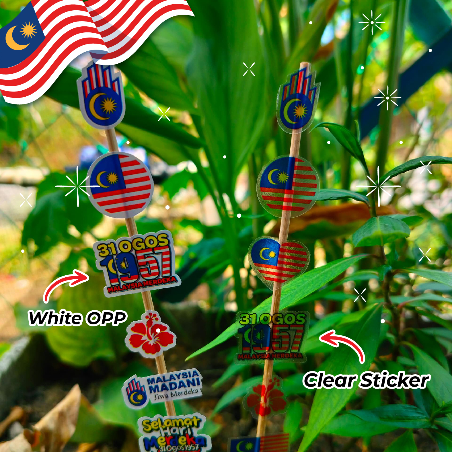 STICKER PIPI SET JIWA MERDEKA BENDERA MALAYSIA MURAH / HARGA BORONG ...