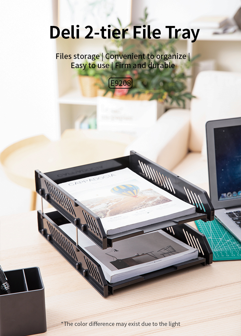 Deli Document Tray File Document Letter Paper Sorter Collection File ...