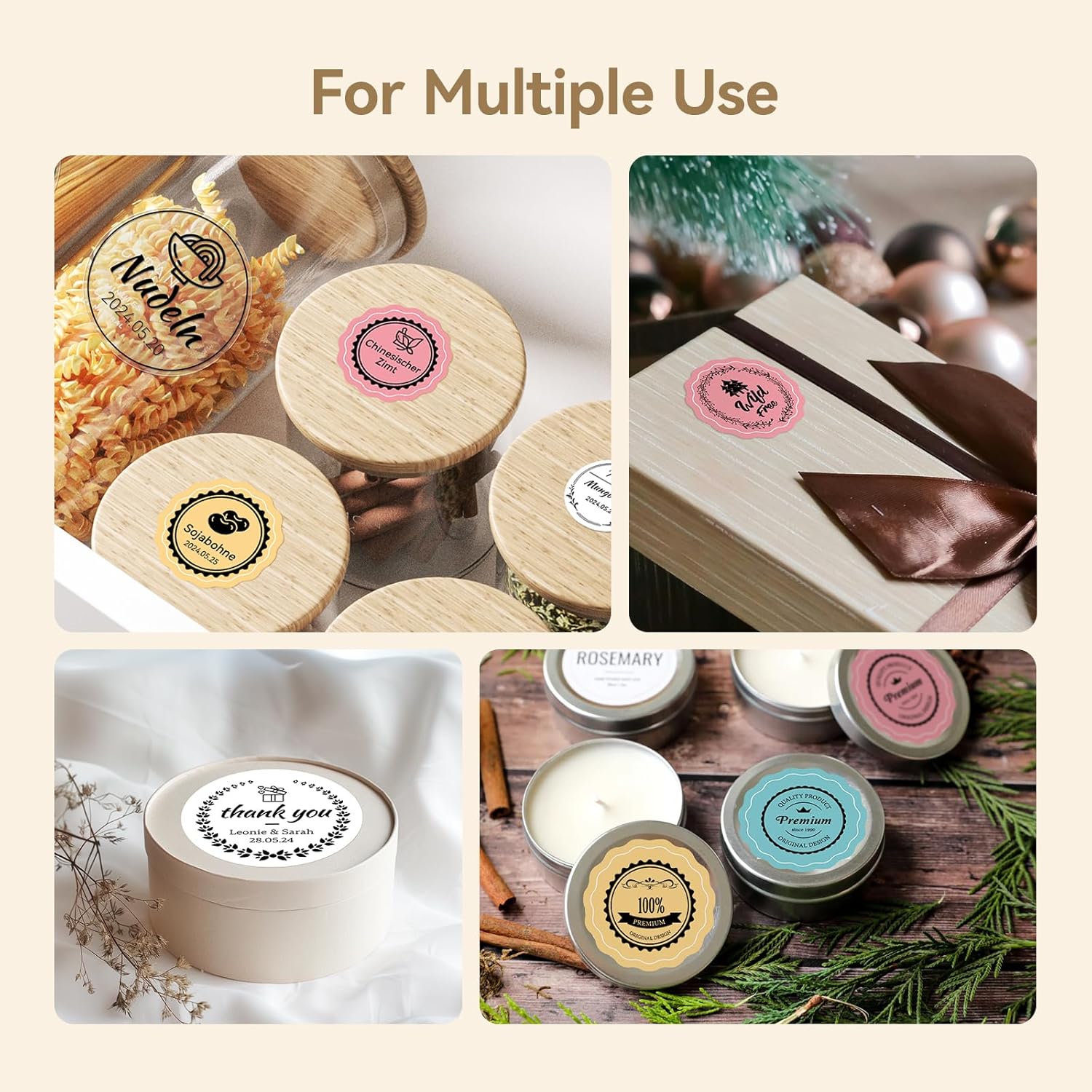 [Round series] NIIMBOT B21/B3s/B1 Round Label Paper, Cosmetic ...