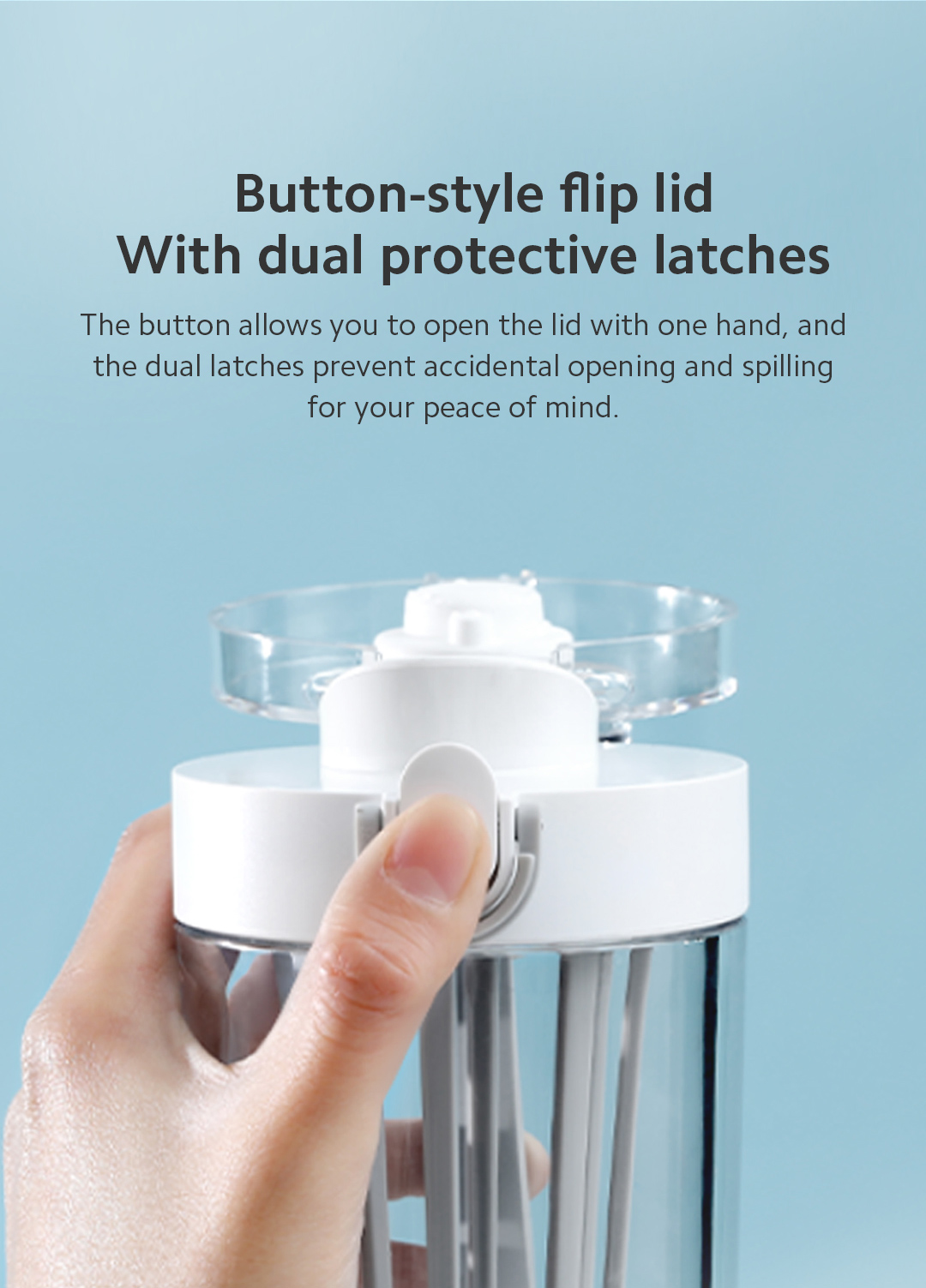 Xiaomi Tritan Water Bottle 600ml volume/BPA-free/portable/shake to make ...