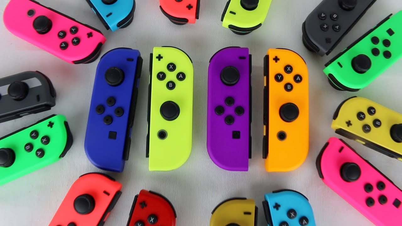 Nintendo Switch V1/V2/OLED Ori Joycon Neon Pastel Controller PreOwned ...