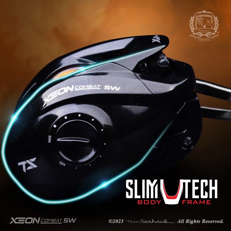 Team Seahawk Xeon Combat SW103HSL Baitcast Overhead Reel SW 103HSL BC ...